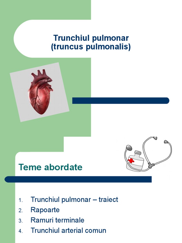 Trunchiul Pulmonar | PDF