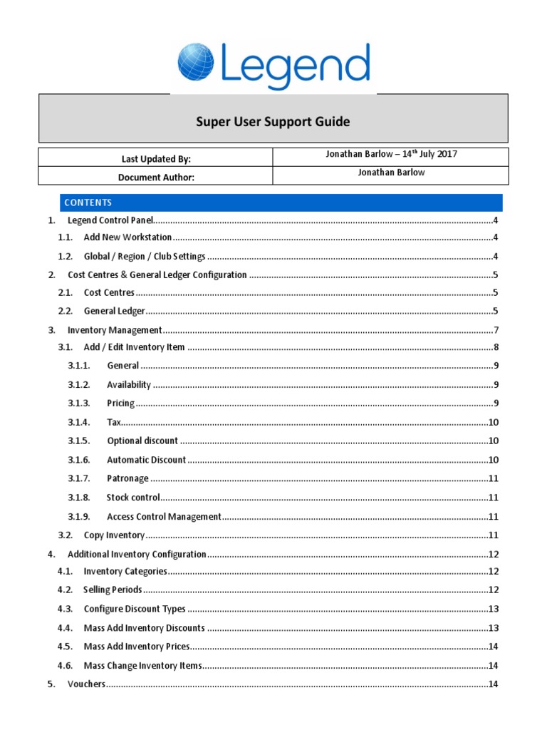 Super User Support Guide Overview | PDF | Financial Transaction | Point ...