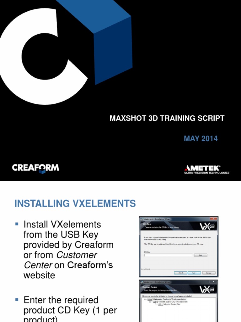 MaxSHOT 3D Training Script - EN | PDF | Image Scanner | 3 D Computer ...