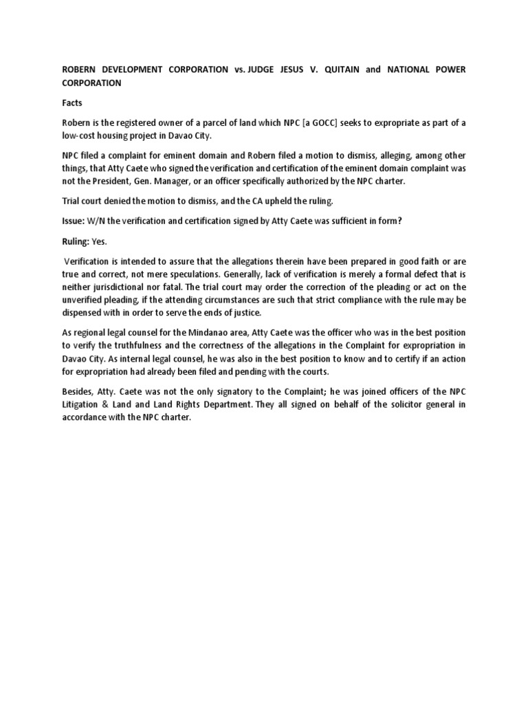 Robern V Quitain | PDF