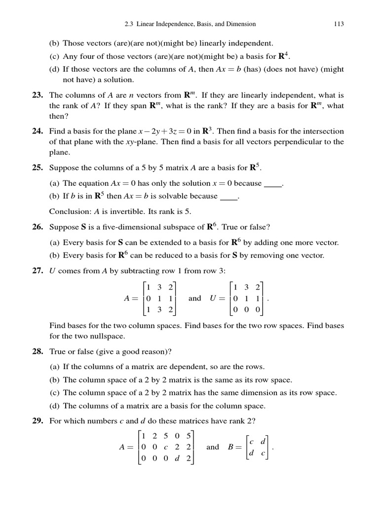 Linear Algebra and Its Application.123 PDF | PDF