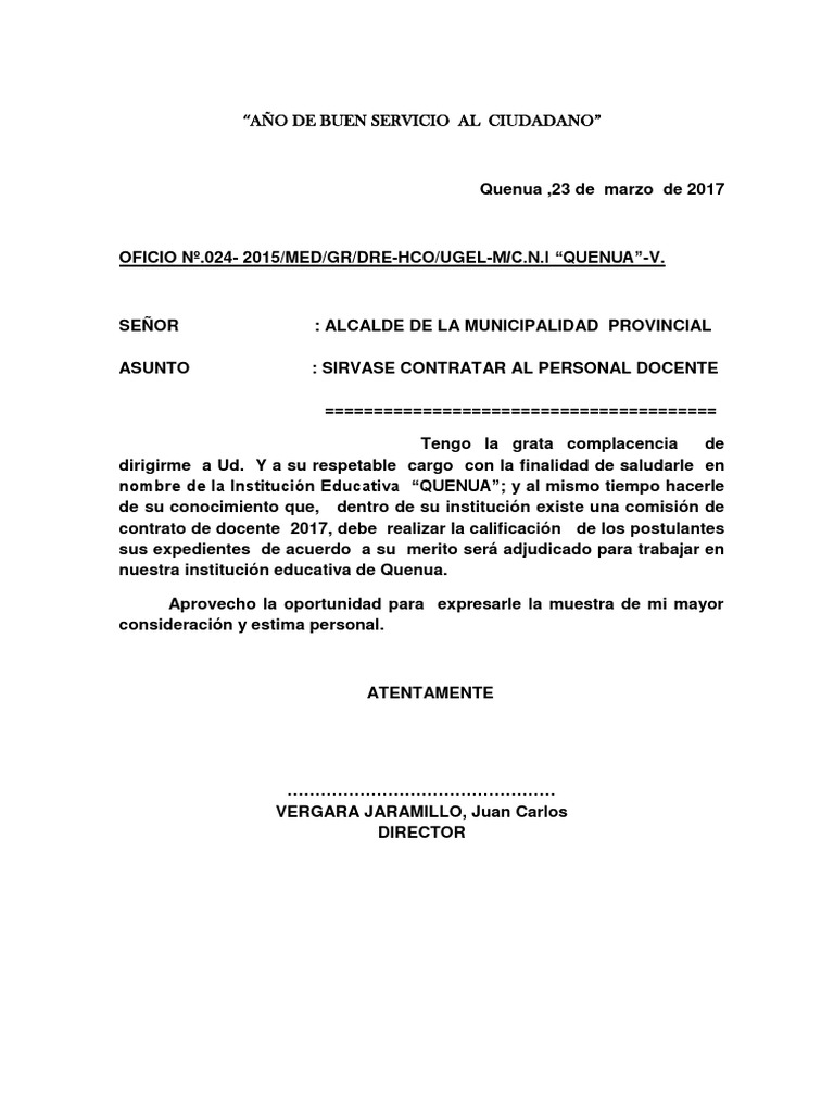 Oficio Solicitando Apoyo Economico Provincial Pdf Finanzas Y Dinero