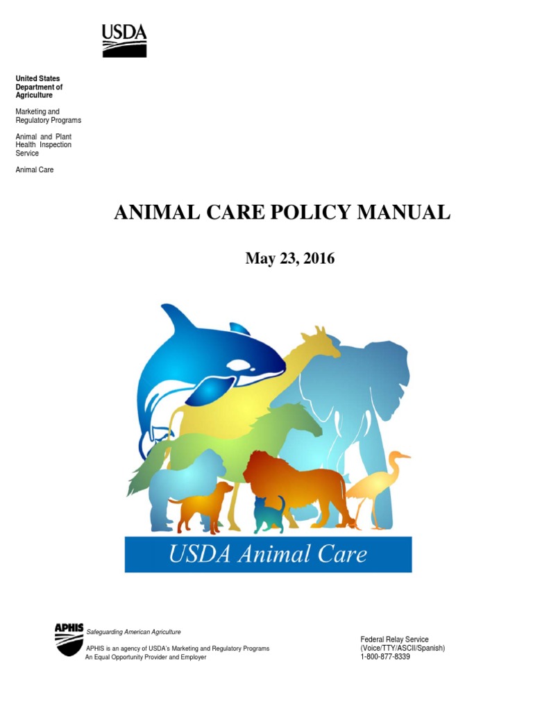 Animal Care Policy Manual | PDF | Veterinary Physician | Surgery
