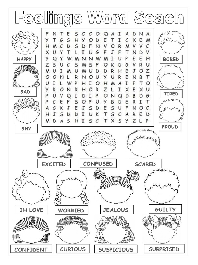 Feelings and Emotions Drawing Guide | PDF | Poetry