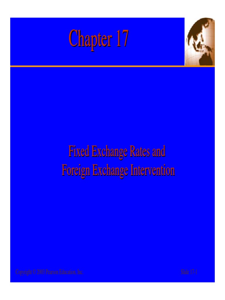 Fixed Exchange Rates and Foreign Exchange Intervention | PDF ...