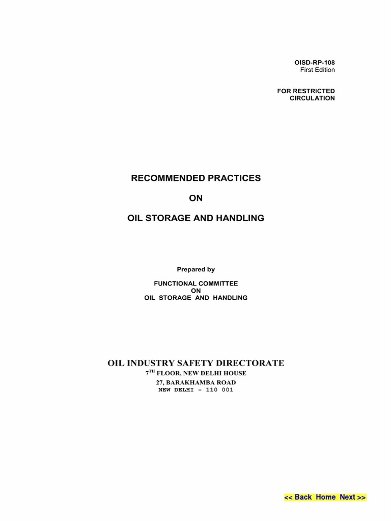 Oil Storage PDF | PDF | Valve | Oil Refinery
