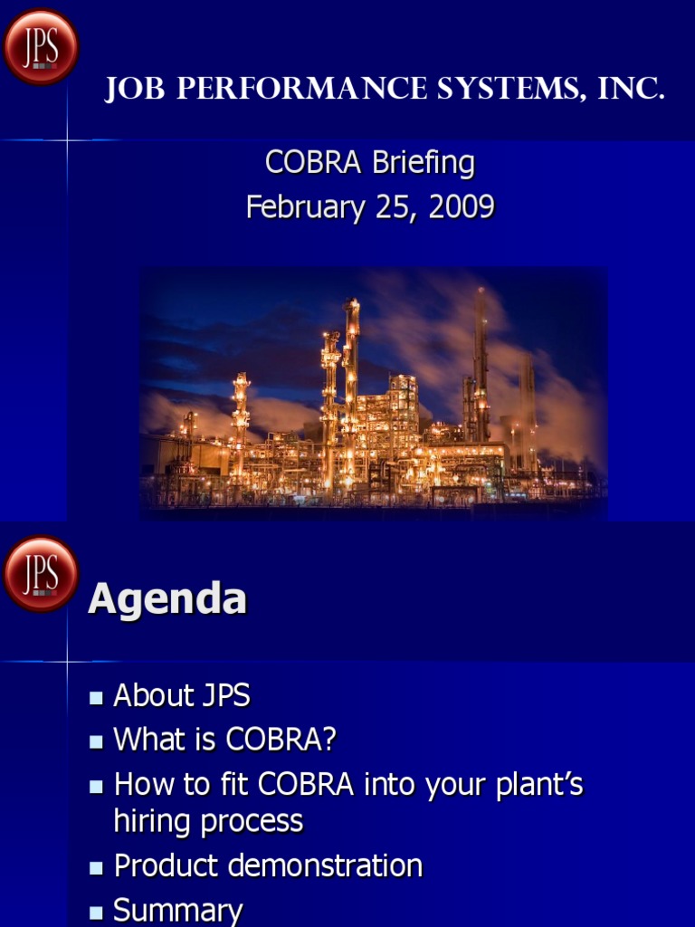 COBRA Presentation For Release | PDF | Chevron Corporation | Mental Image