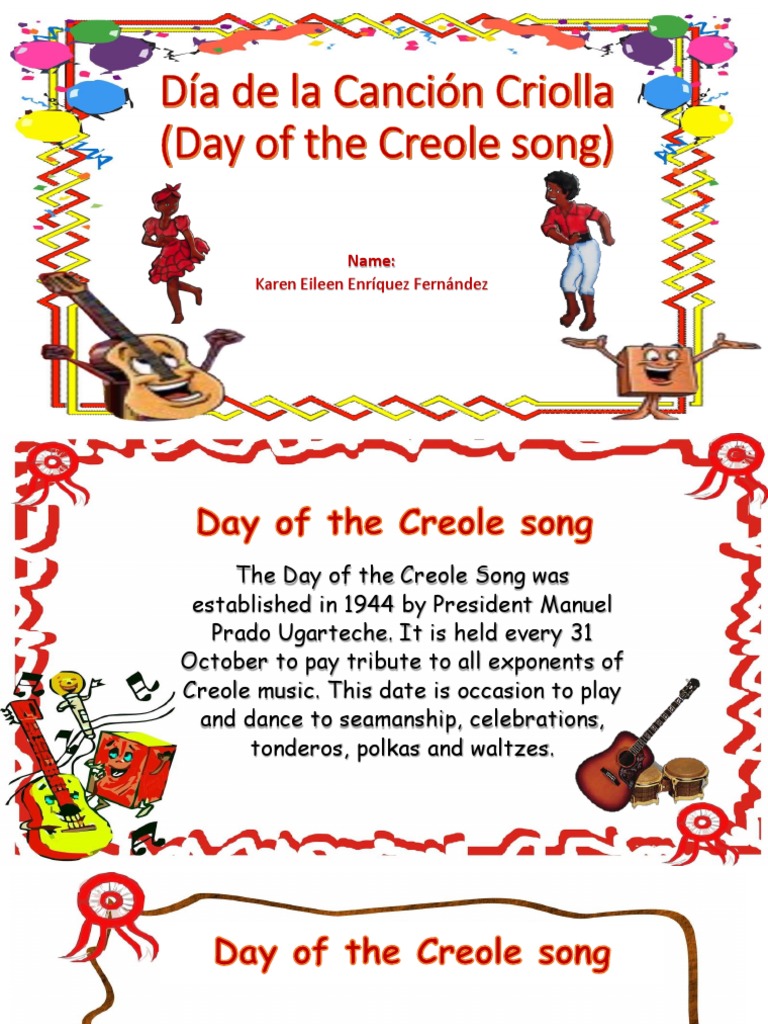 Creole Music Celebration Day | PDF