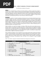 Lamination Techniques and Materials Guide | PDF | Adhesive | Lamination