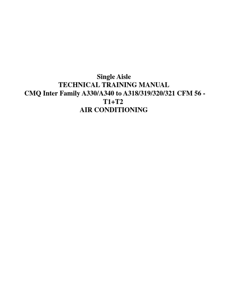 A330/A340 to A320 Air Conditioning Manual | PDF | Hvac | Ventilation ...