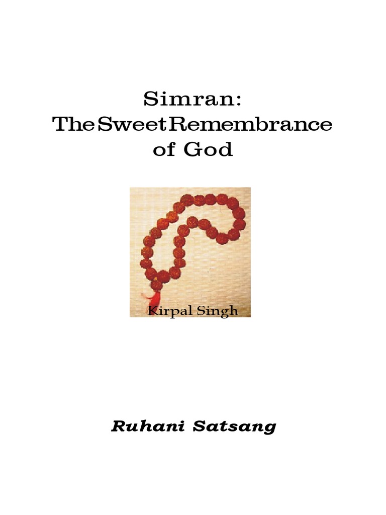 Simran by Sant Kirpal Singh English | PDF | Religious Belief And ...