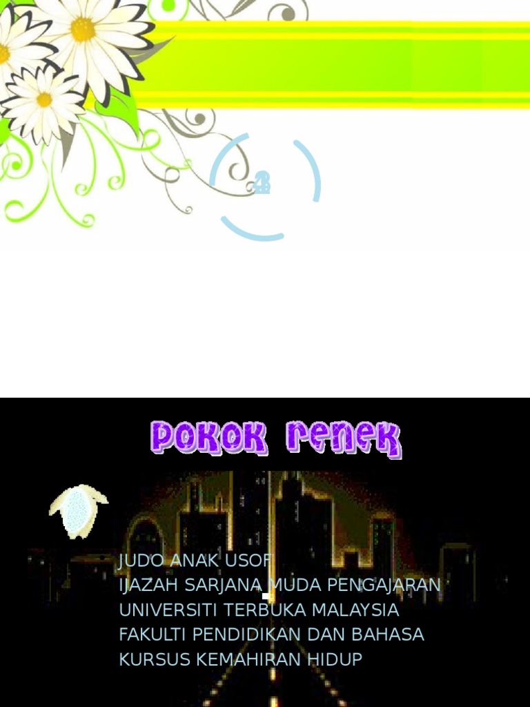 Landskap Pokok Renek | PDF | Griya & Taman | Teknologi & Rekayasa