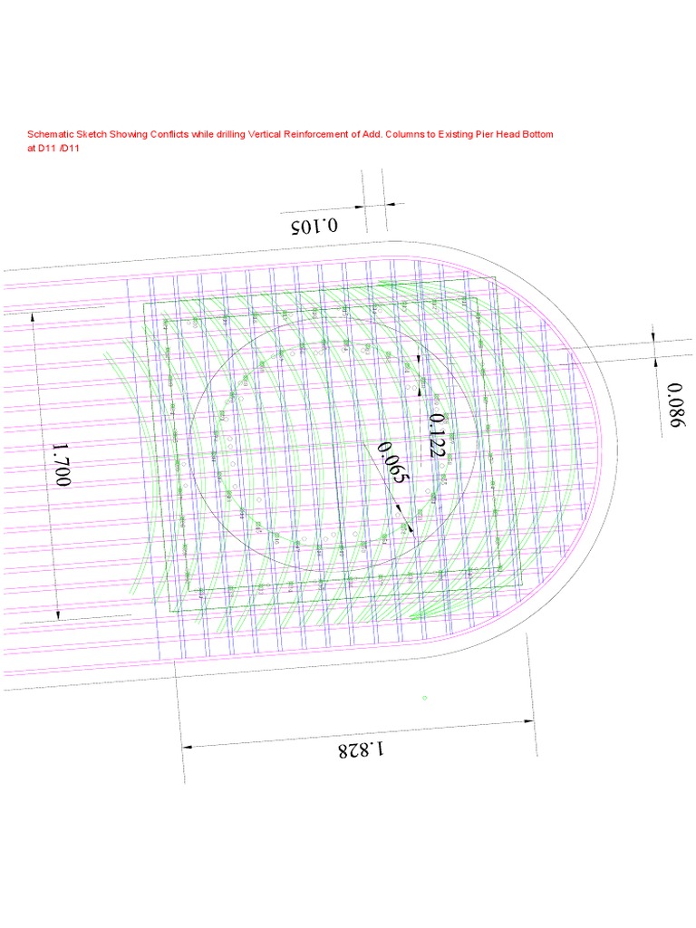 ACAD-D10 & D11 Column Mark at Pier Head Civil 3D Model | PDF