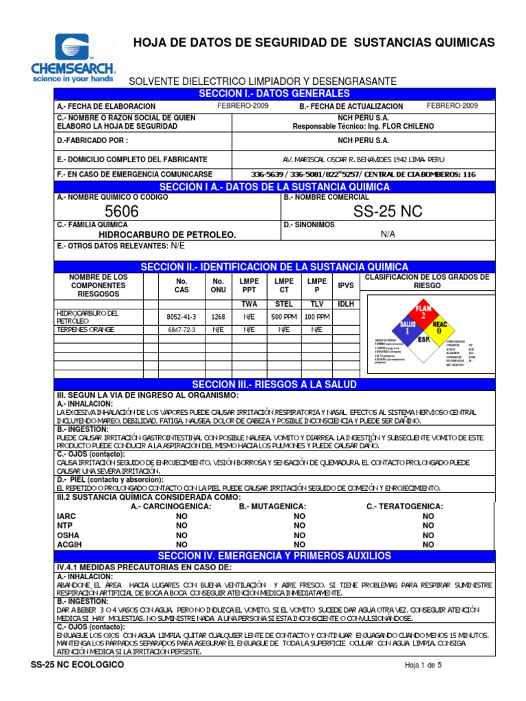 Solvente Dieléctrico SS-25 NC