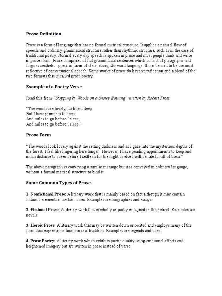 Understanding Prose and Poetry | PDF | Prose | The Raven