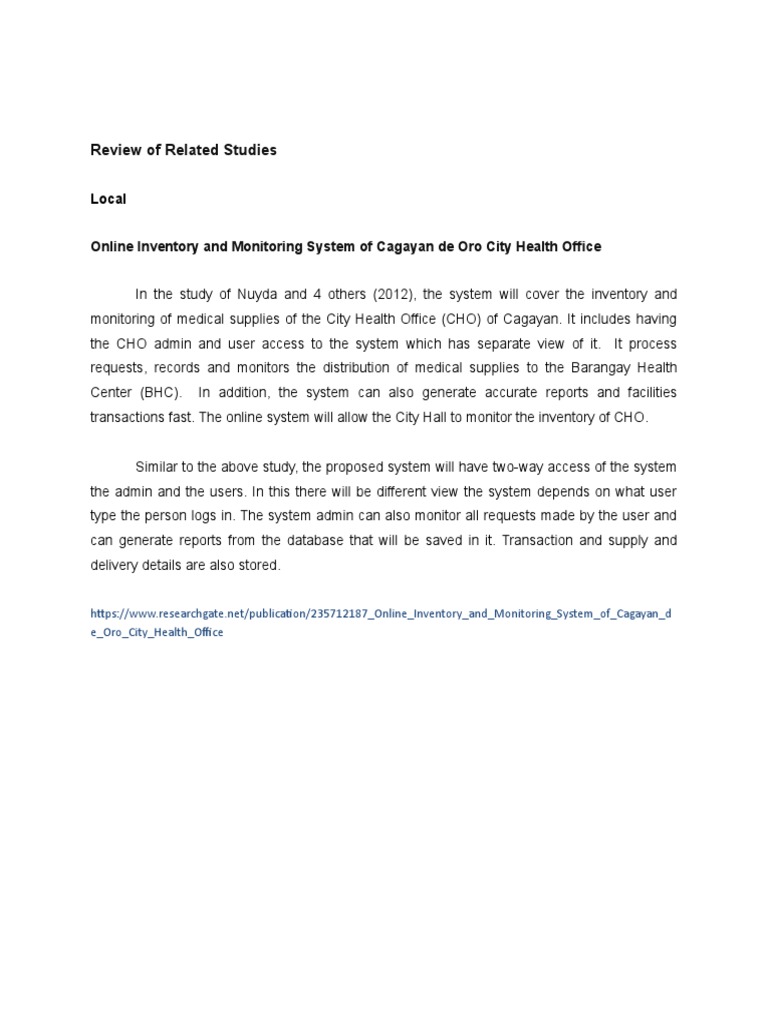 Review of Related Studies | PDF