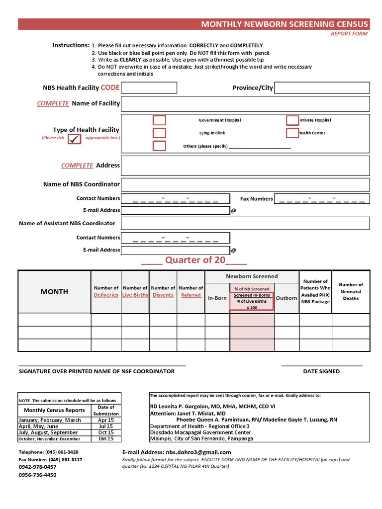 2017 NBS Monthy Census Report | PDF | Health Care | Service Industries
