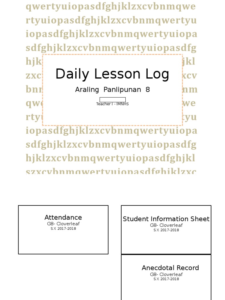 Daily Lesson Log: Araling Panlipunan 8 | PDF