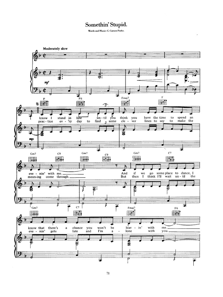 Lara Fabian Something Stupid | PDF