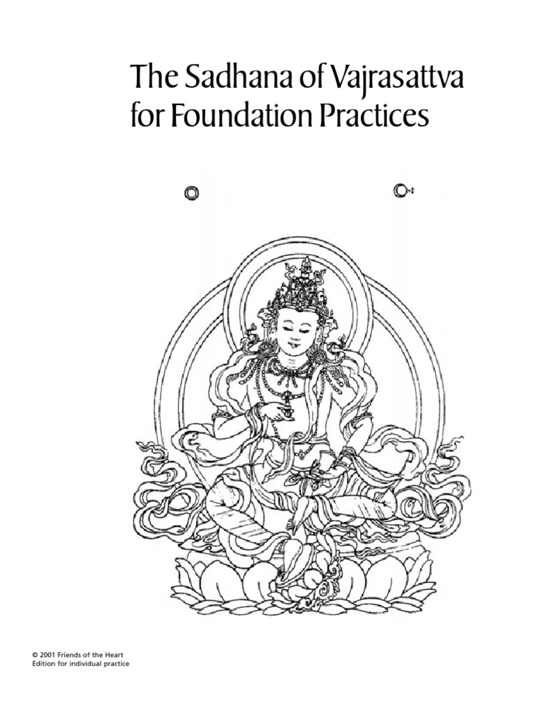 Vajrasattva Sadhana+ PDF | PDF | Bodhisattva | Buddhahood