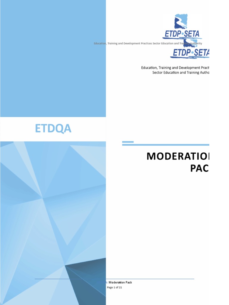 002 Moderation Template | PDF | Educational Assessment | Evaluation
