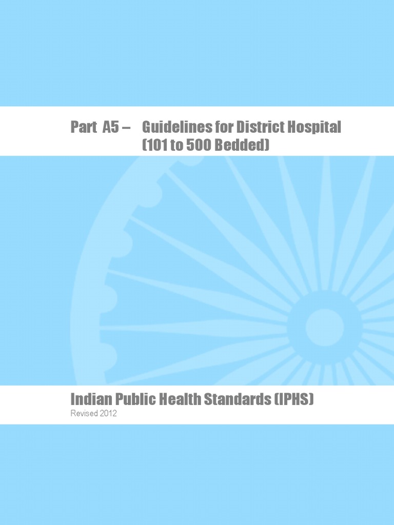 Part A5 District Hospital | PDF | Infection Control | Hospital