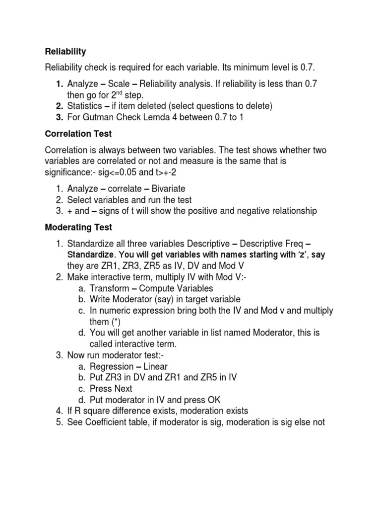 Moderation | PDF | Teaching Methods & Materials