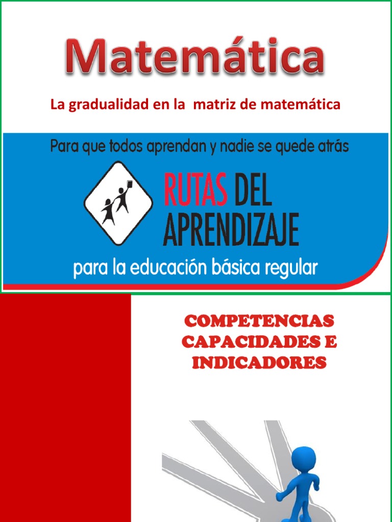 Gradualidad Matemática Ruta 6 | PDF | Percepción | Enseñanza de matemática