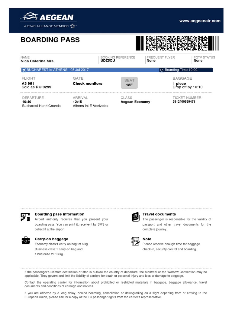 Boardingpass PDF | PDF | Baggage | Aviation
