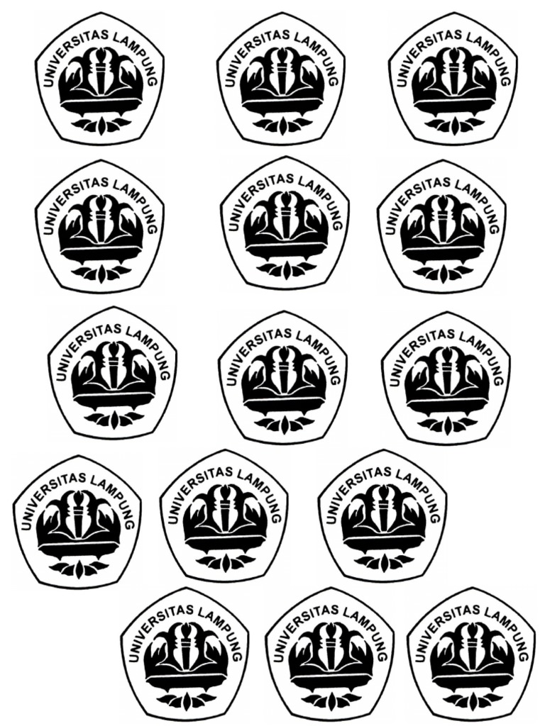 Logo Unila Hitam Putih | PDF