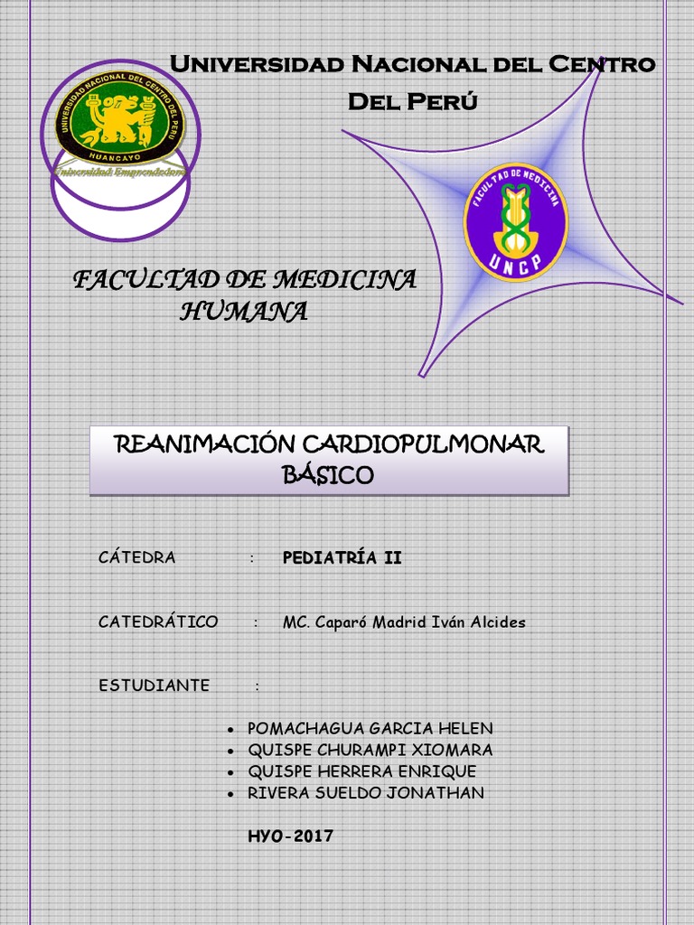 RCP Basico | PDF | Reanimación cardiopulmonar | Paro cardíaco