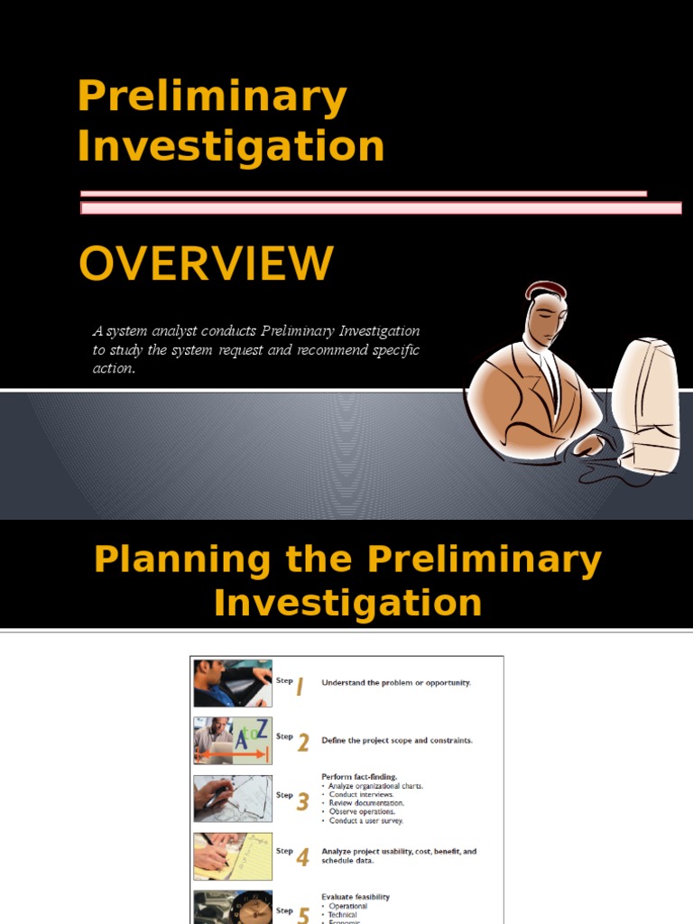 Preliminary Investigation in System Design | PDF | Feasibility Study ...