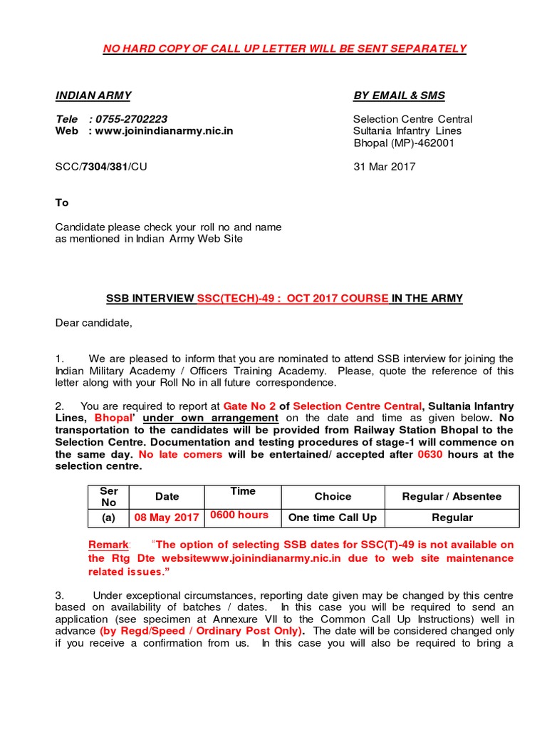 Callup Letter Estl-42381 | PDF | Identity Document | Tattoo