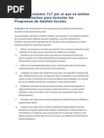 Cuadro Sinoptico Acuerdo 717 | PDF | Educación primaria | Planificación
