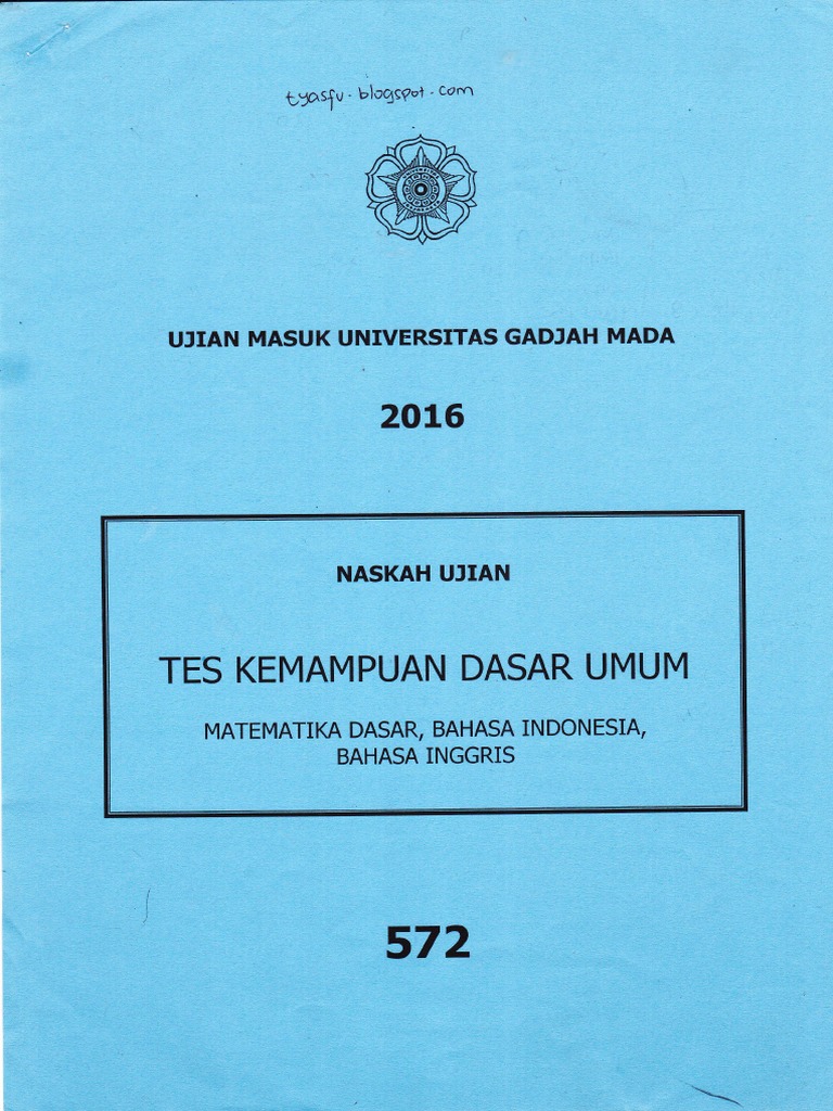 Utul Ugm 2016 Tkdu | PDF