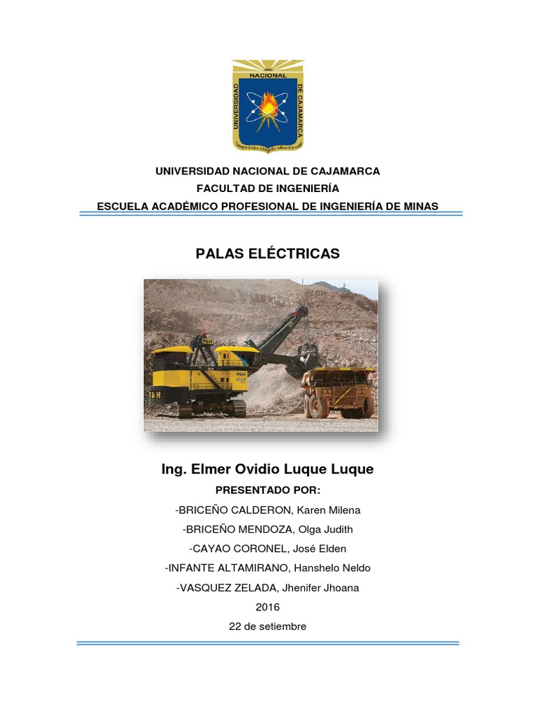 Palas Electricas | PDF | Minería | Engranaje