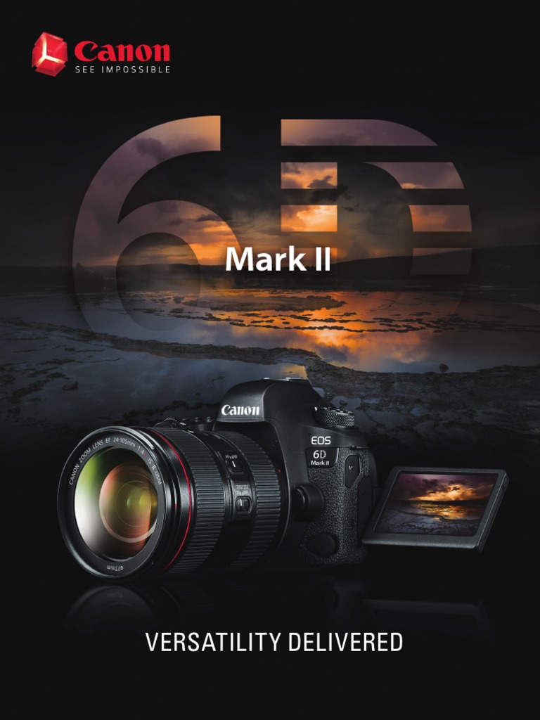 Canon Eos 6d Mark II Product Brochure | PDF | Canon Eos | Autofocus