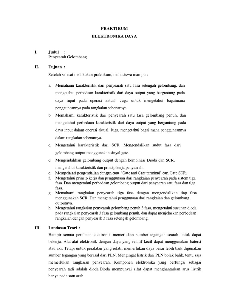 Laporan Praktikum ELDA | PDF