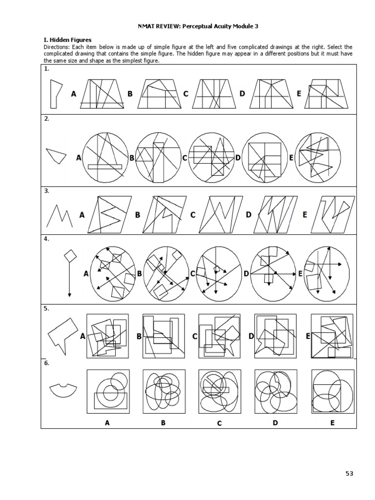 NMAT Perceptual Acuity Practice Guide | PDF | Urinary System | Dose ...