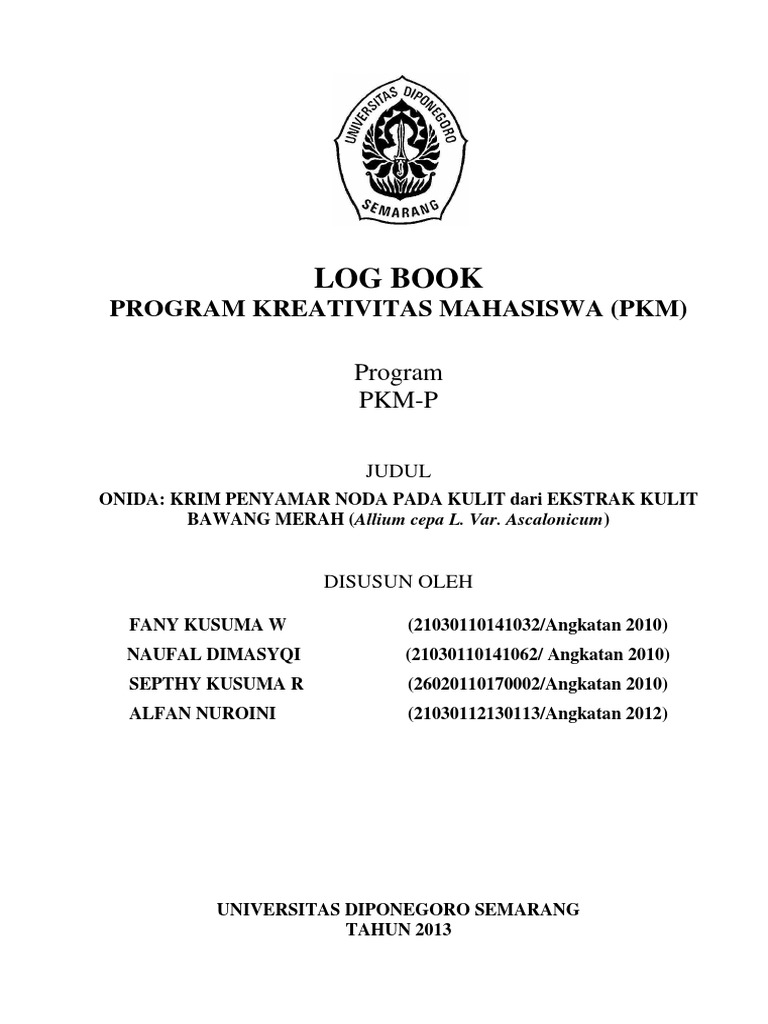 Logbook PKM P | PDF