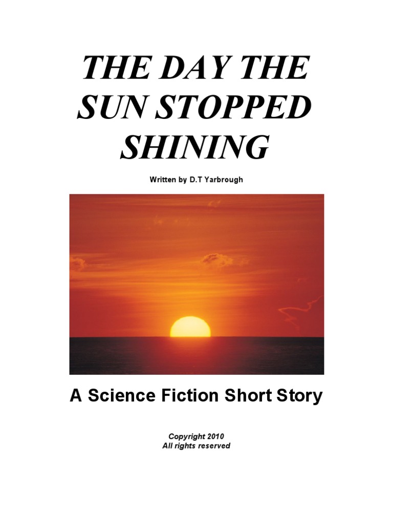 The Day The Sun Stopped Shining | PDF | Jacob | Stairs
