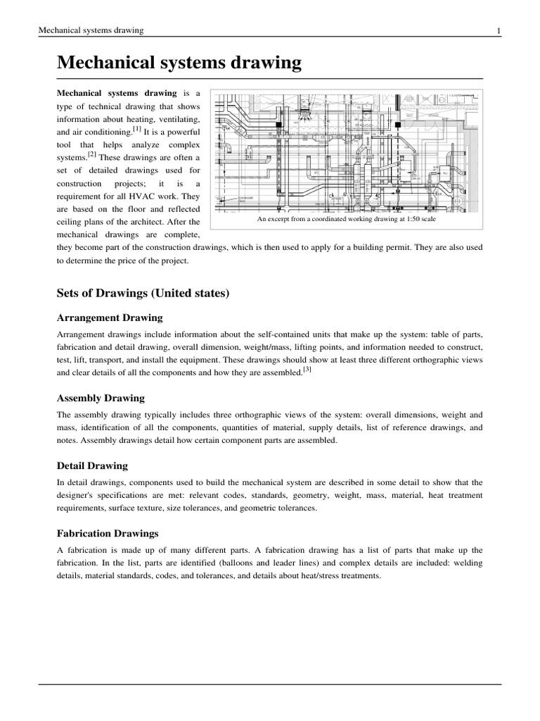 Mechanical Systems Drawing | PDF | Building Engineering | Engineering