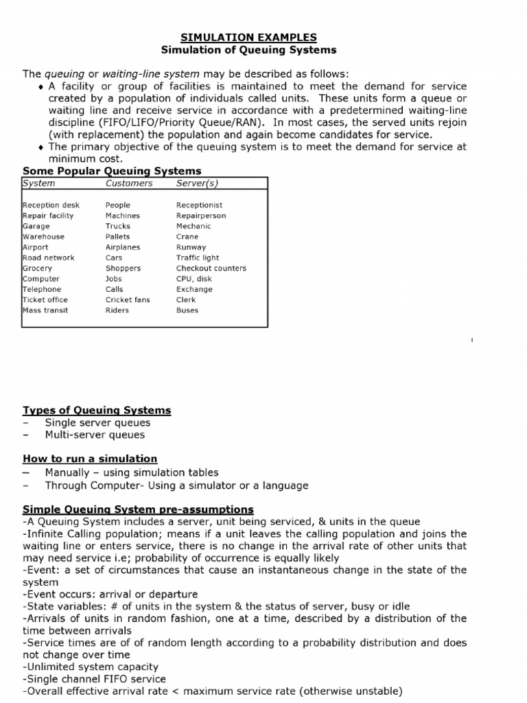 Simulation Examples | PDF