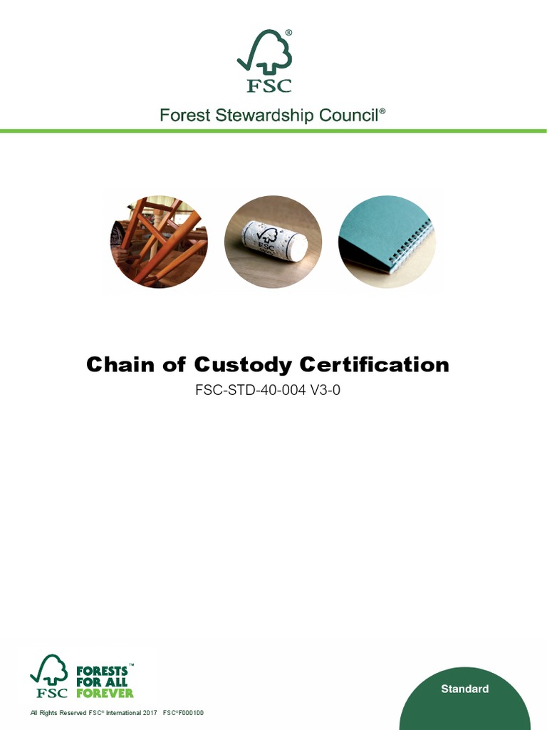 FSC-STD-40-004 V3-0 en Chain of Custody Certification | PDF | Forest ...