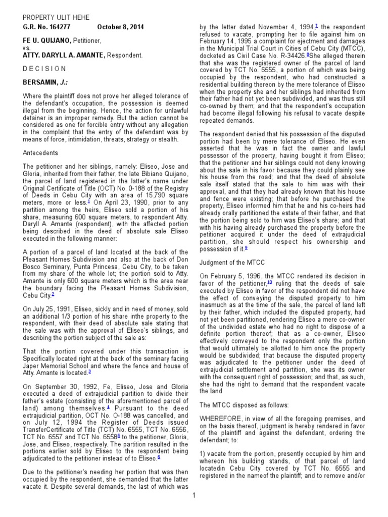 Property-T T | Deed | Lawsuit