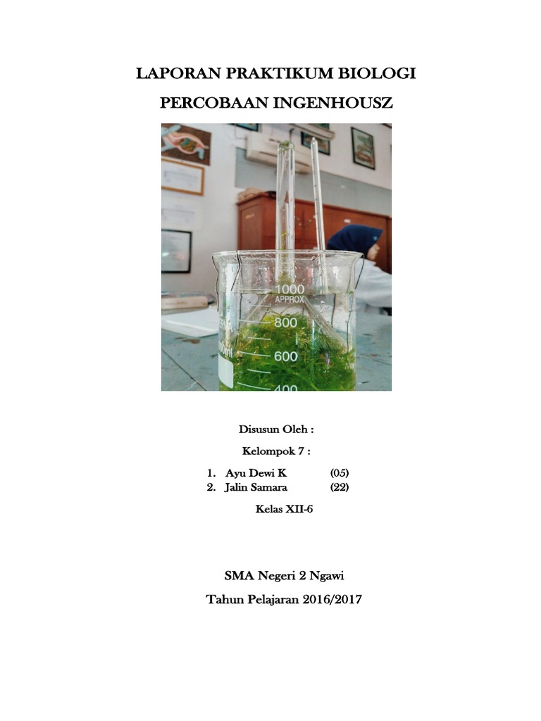 Laporan Praktikum Biologi Percobaan Ingenhousz | PDF