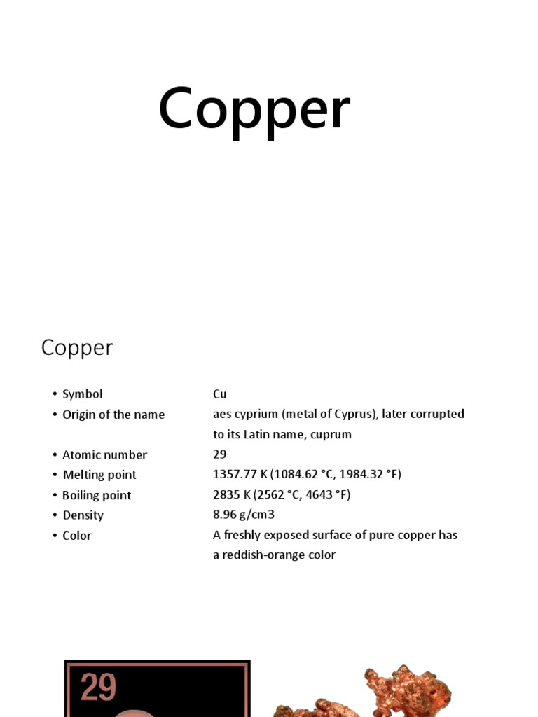 Copper | PDF