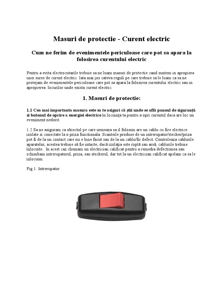 Curentul Electric | PDF