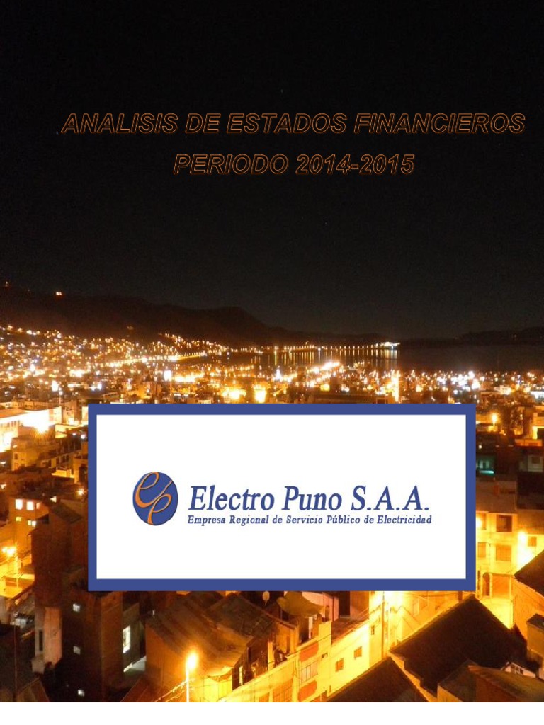Final Análisis Electro Puno Sa | PDF | Estado de resultados | Impuesto ...