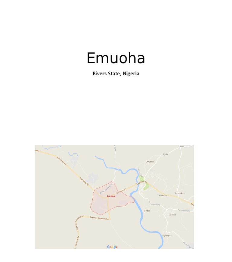 Emuoha: A Guide to Rivers State, Nigeria | PDF